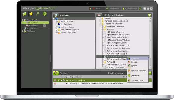 Miria - File Archiving and Data Moving Solution - Atempo